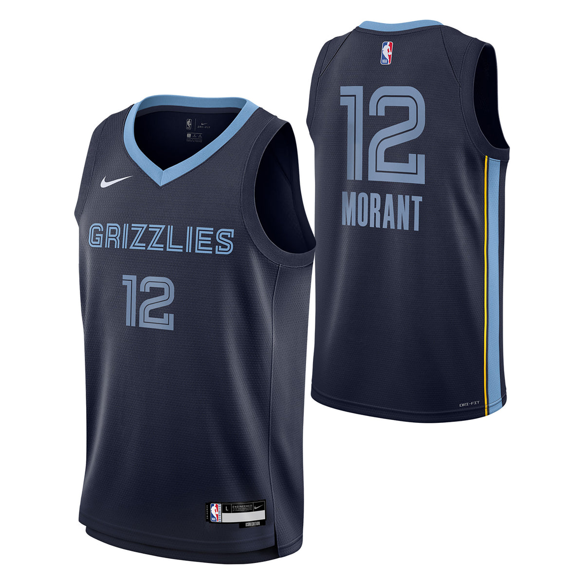 Nike Junior's Memphis Grizzlies Ja Morant Icon Swingman Jersey