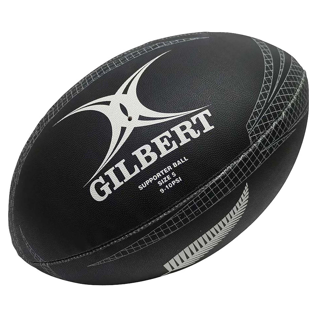Gilbert All Blacks 2024/25 Supporter Rugby Ball (Size 5)