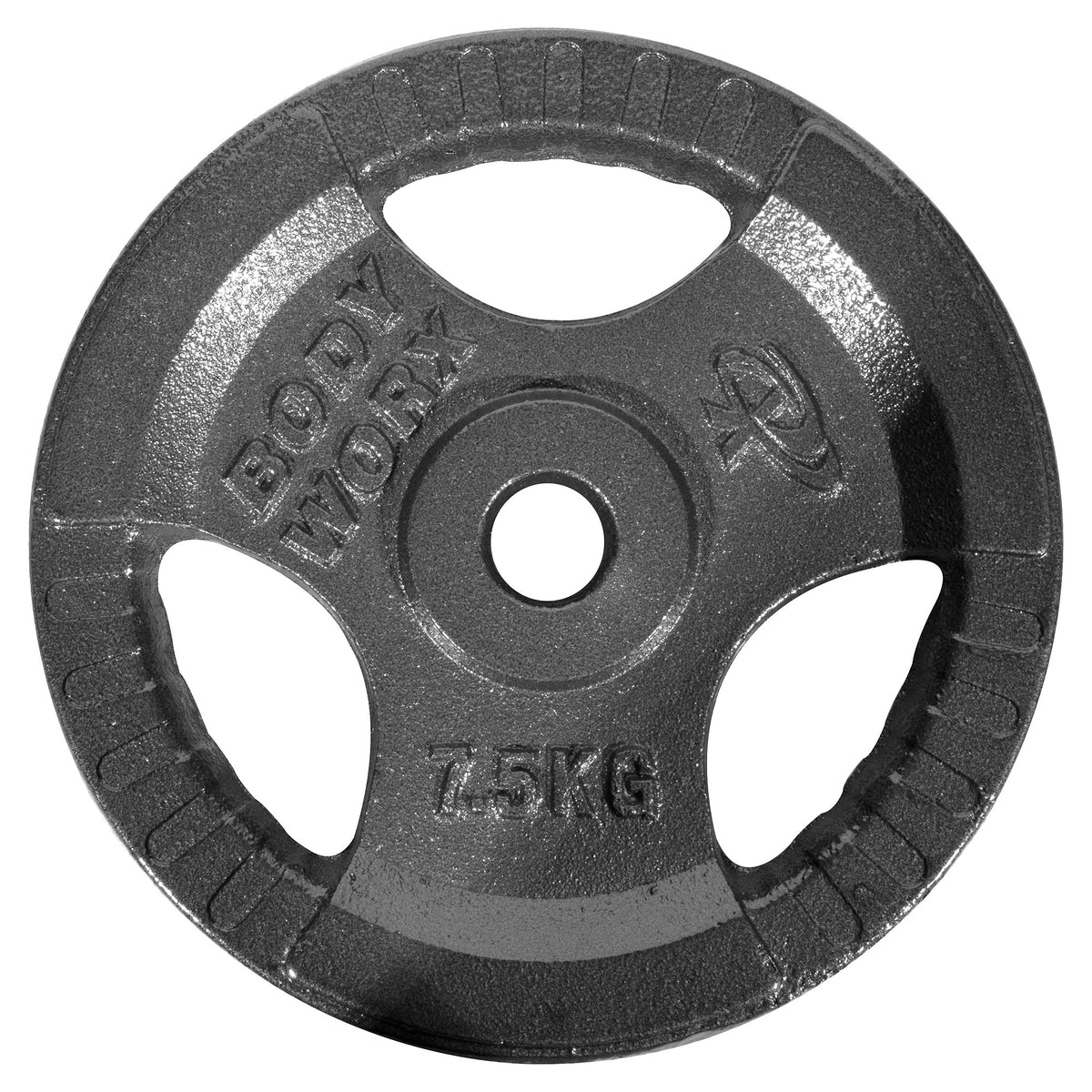Bodyworx 7.5kg Standard 3 Hole Ezy Grip Weight Plate