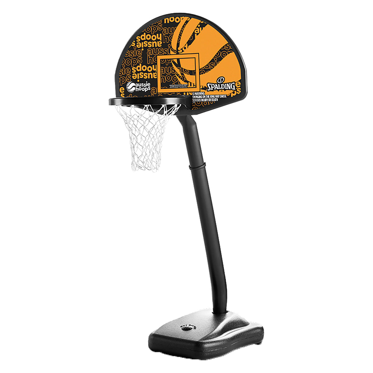 Spalding 24 Inch Aussie Hoops Jnr. 1-On-1 Portable Basketball System