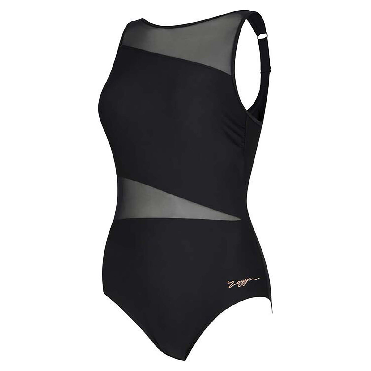 Zoggs Women's Mesh V Back One Piece Swimsuit