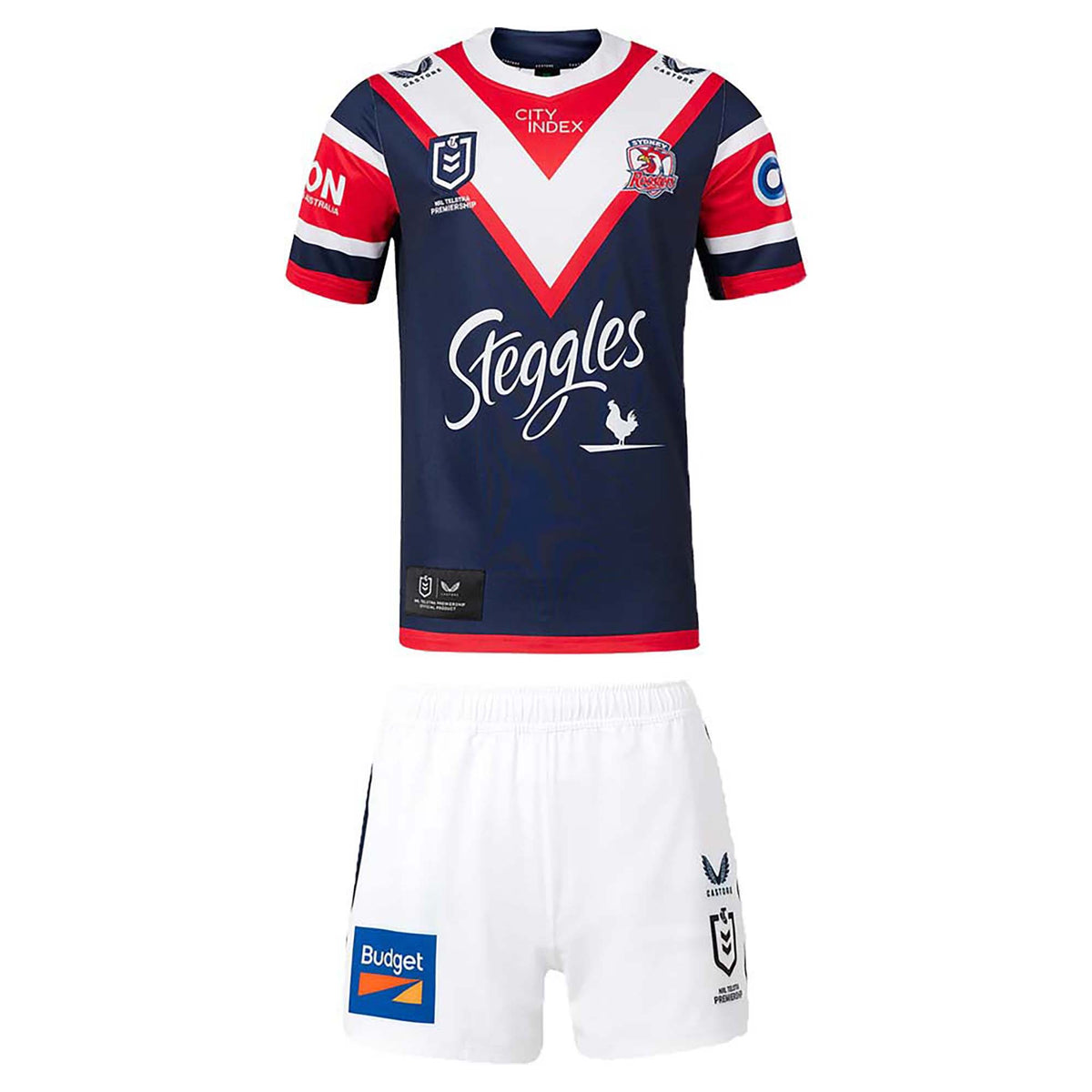 Castore Infant's NRL Sydney Roosters 2024 Replica Home Kit