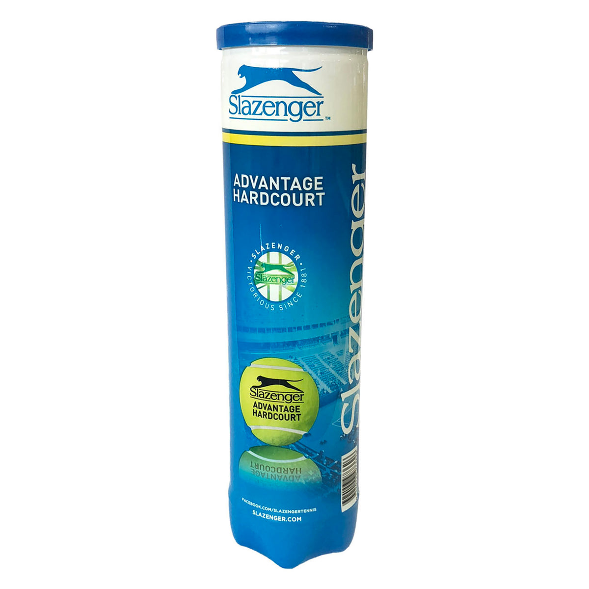 Slazenger Advantage Hardcourt 4 Tennis Ball Tin