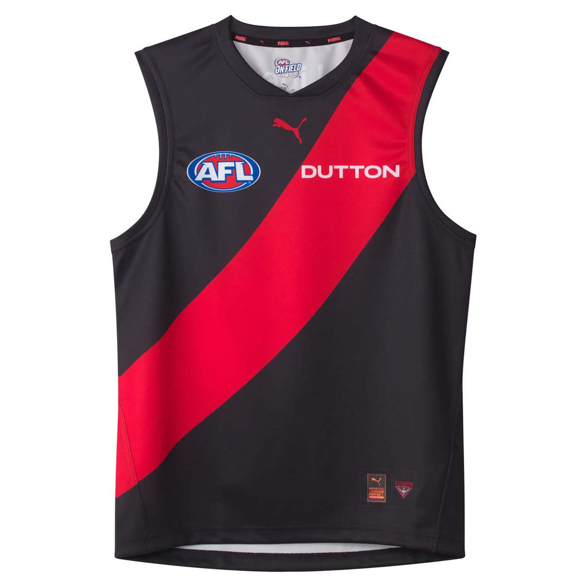 Puma Junior's AFL Essendon Bombers Football Club 2025 Home Replica Jersey