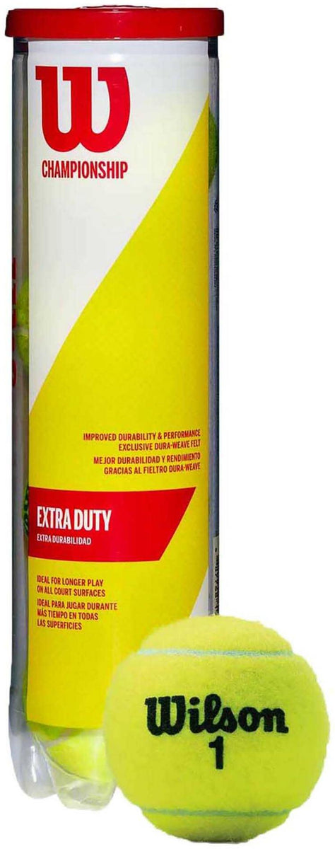 Wilson Championship Extra Duty 4 Tennis Ball Can