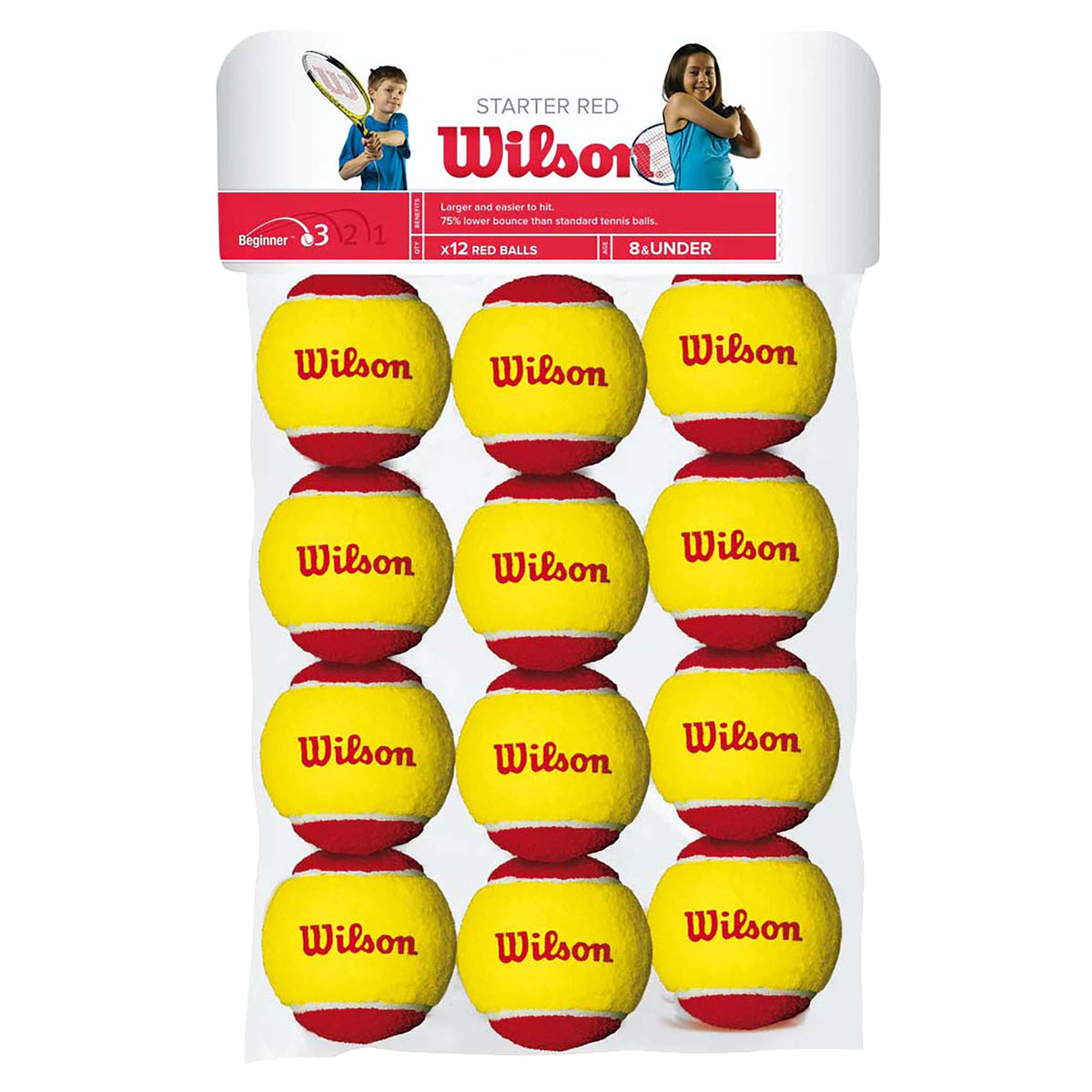Wilson Starter Red 12 Tennis Ball Pack