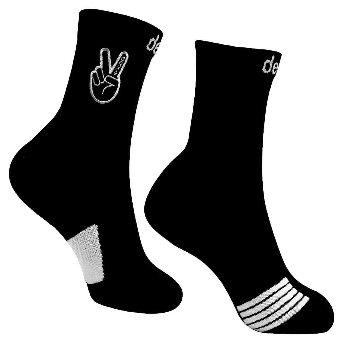 deuce Black Mid Socks