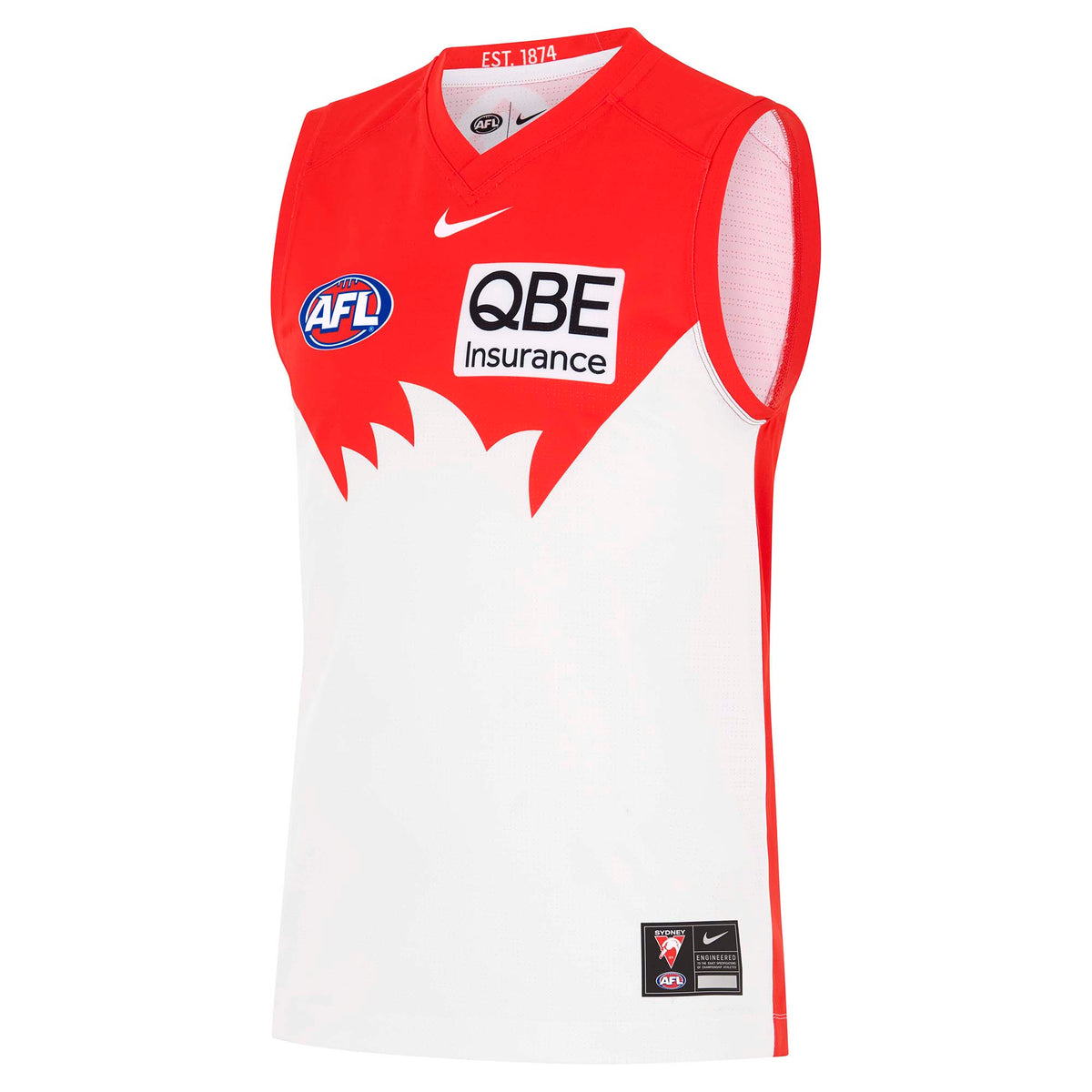 Nike Unisex AFL Sydney Swans Football Club 2026 Stadium Home Jersey
