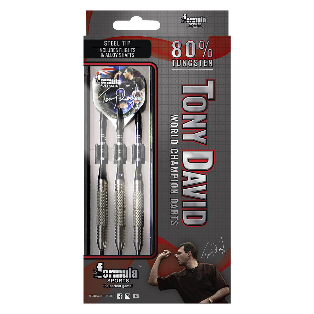 Formula Sports Tony David 80% Tungsten Darts