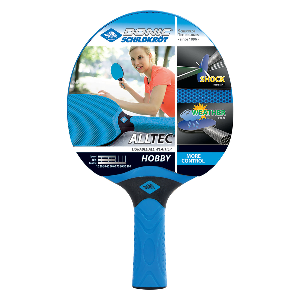Donic-Schildkröt Alltec Hobby Table Tennis Bat