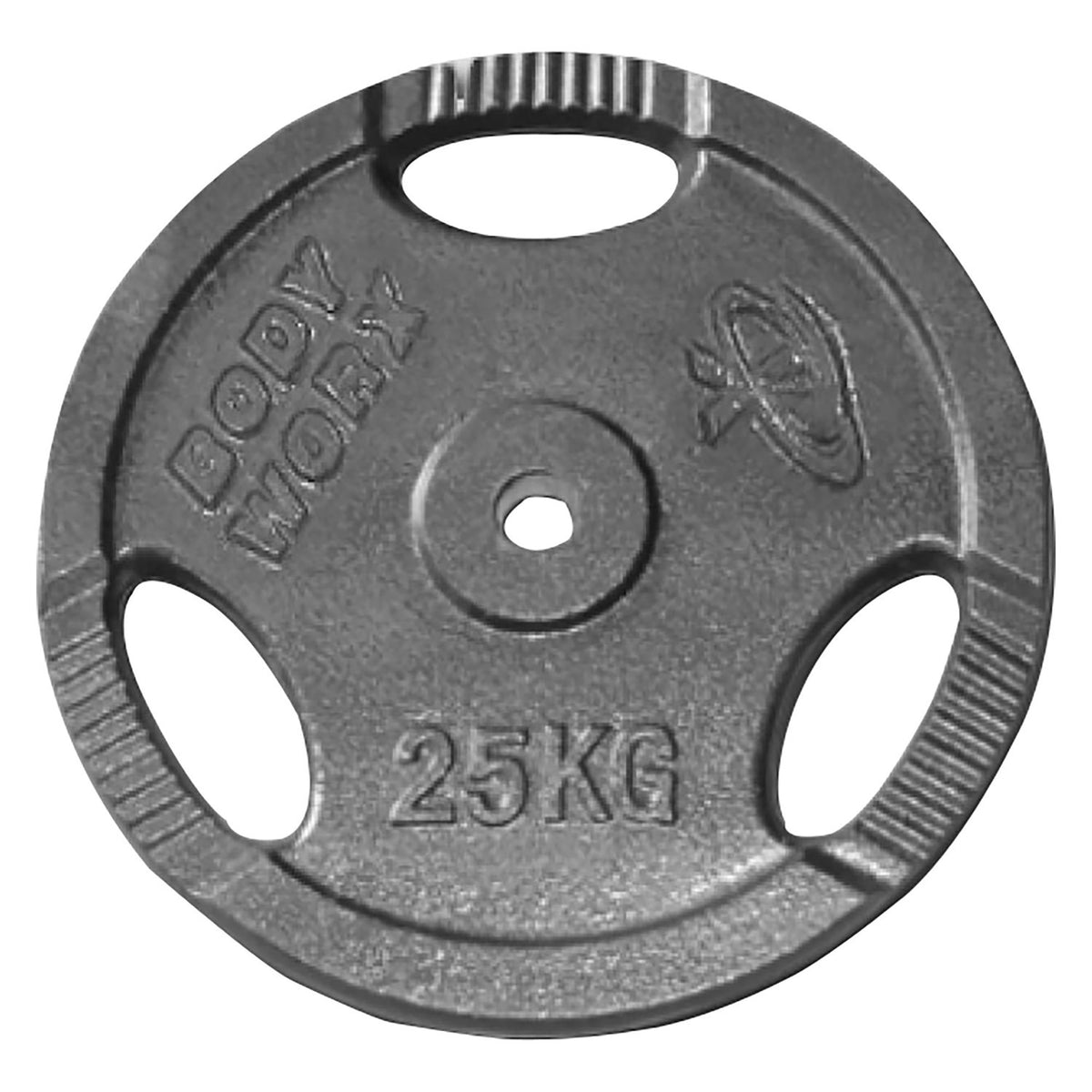 Bodyworx 25kg Standard 3 Hole Ezy Grip Weight Plate