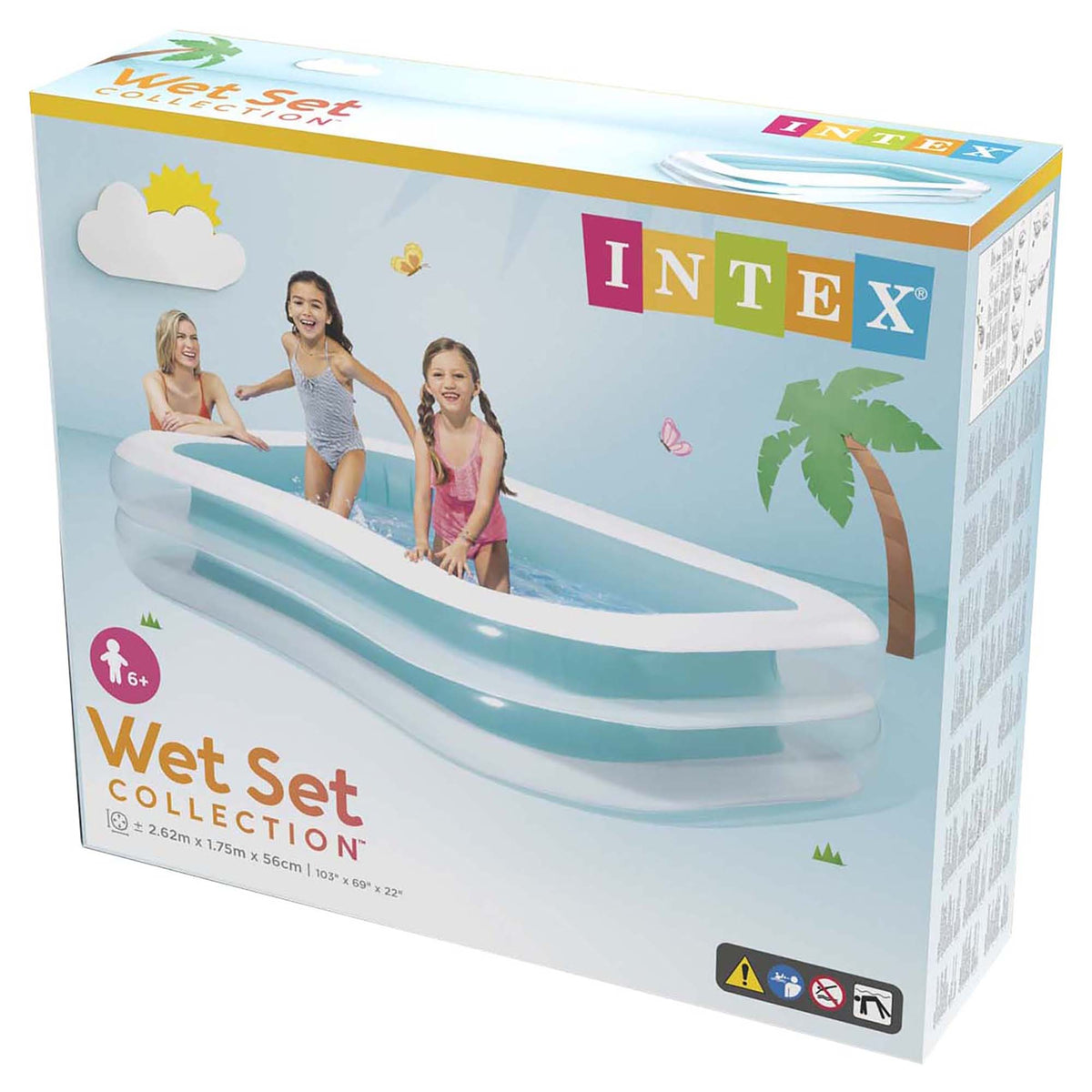 Intex Swim Center Family Inflatable Pool
