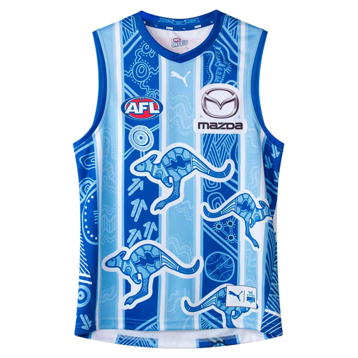 Puma Men's AFL North Melbourne Kangaroos Football Club 2024 Replica ...