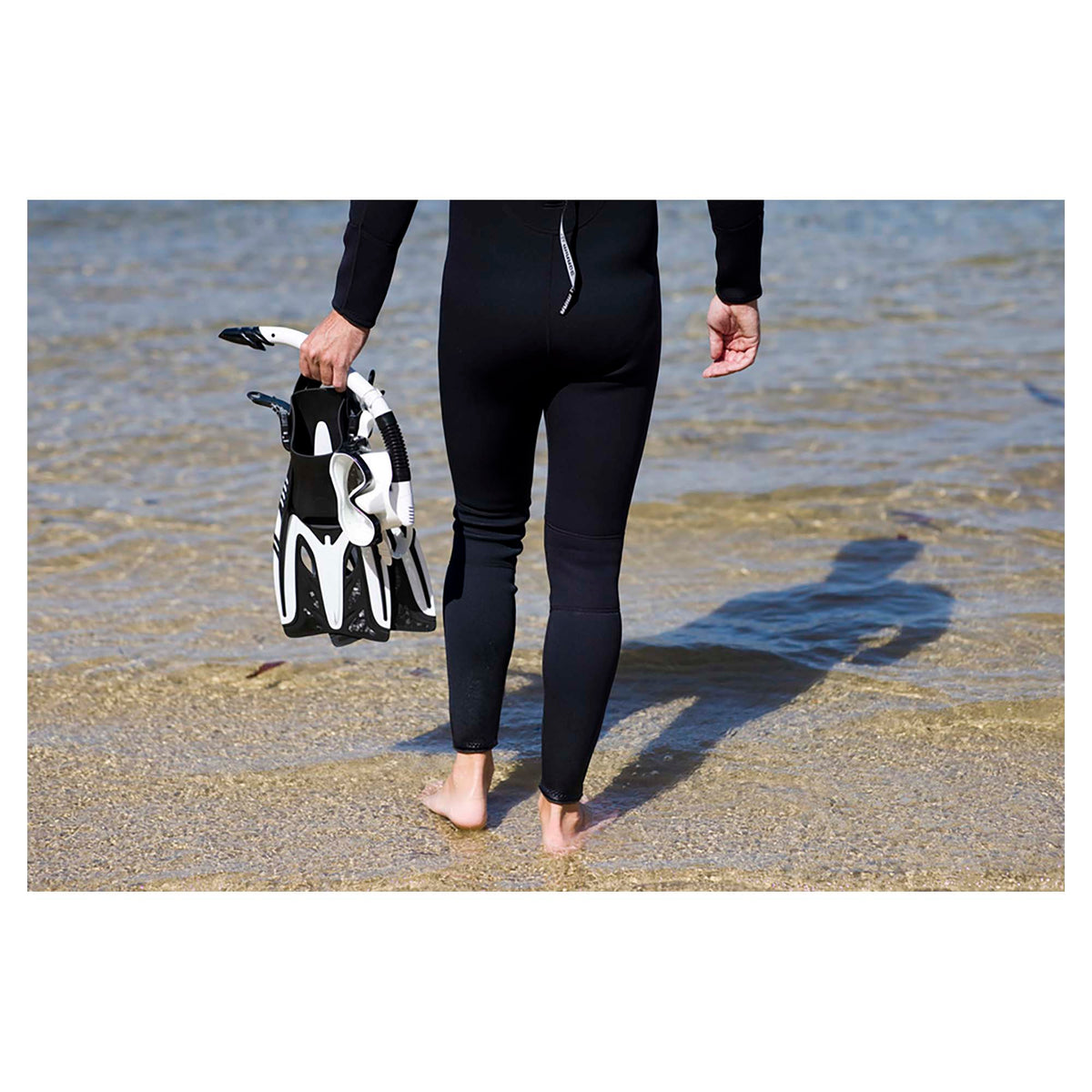 Phantom Silicone Mask, Snorkel & Fin Set
